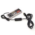 CONTROLLER GAMEPAD + 2 X 6' FT LONG EXTENSION CABLE CORD FOR NINTENDO ...