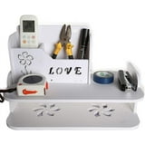 Catekro Small Mini Wall Shelves Stuff WiFi Remote Control Storage Box ...