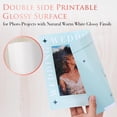 Thick Double Sided Glossy Photo Paper 69lb 8.5X11 Inches Heavyweight ...