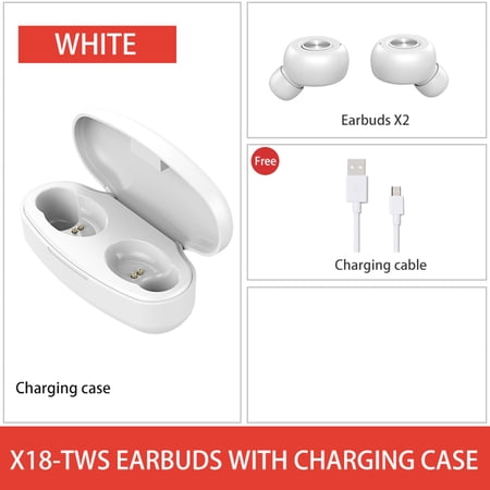X18-TWS BT5.0 Connected Sport Earphone Earbud with Sensitive Press ...