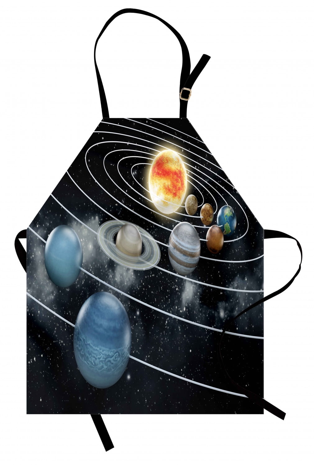 Galaxy Apron Solar System All Eight Planets and the Sun Pluto Jupiter ...