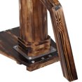 Geniqua Dark Wood Wing Chun Martial Arts Training Dummy with Solid Base ...