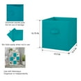 Mainstays Collapsible Cube Fabric Storage Bins (10.5" x 10.5"), 6 Pack ...