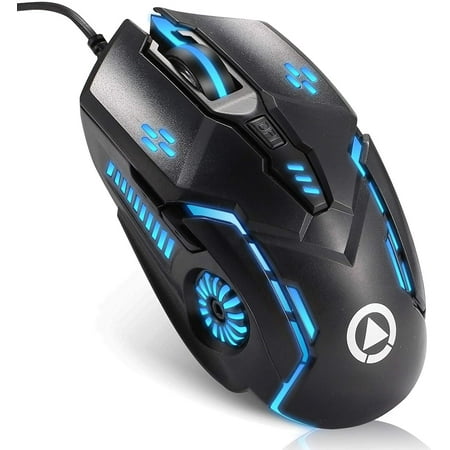UISHUSO PC Gaming Mouse, LMPOHO G5 Wired Computer Gaming Mice with 7 ...