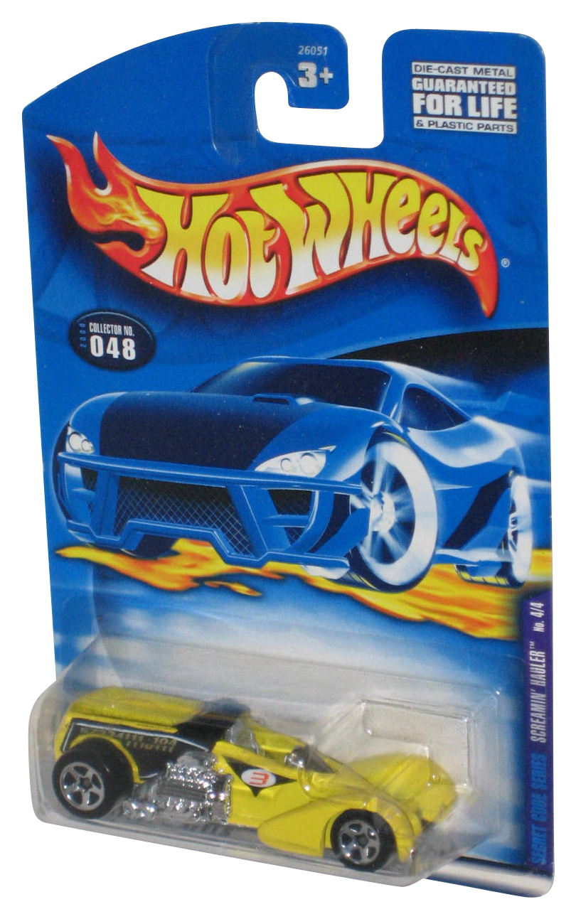 Hot Wheels Secret Code Series (2000) Yellow Screamin' Hauler Toy Car ...