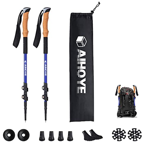Click here for Aihoye Trekking Hiking Poles - 2 Pack Adjustable H... prices