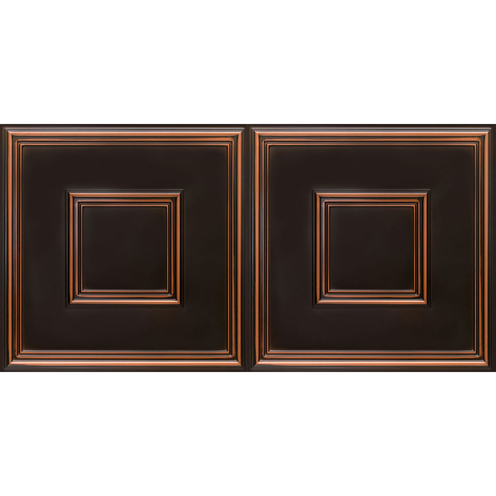 208-Town Square 2 ft. x 4 ft. PVC Glue-up or Lay-in Ceiling Tile in ...