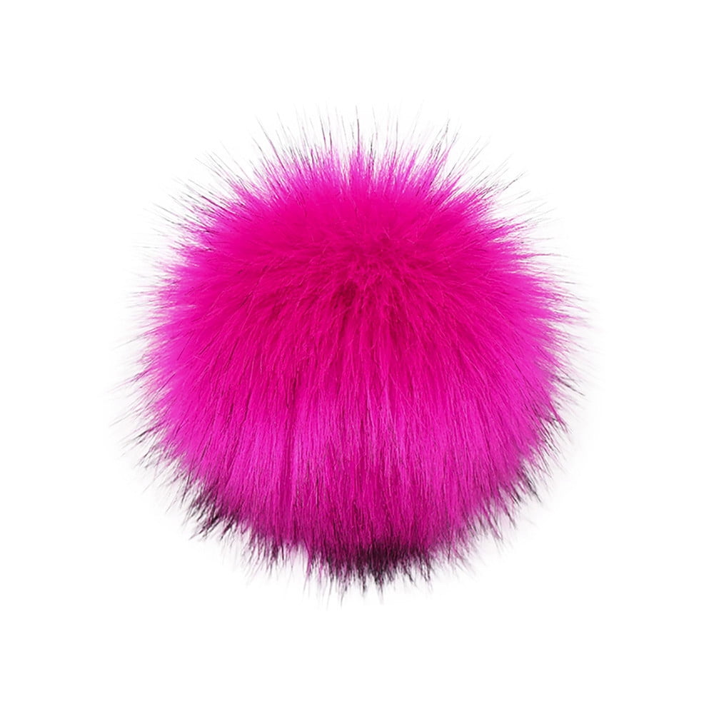 Click here for Hontri Faux Fur Pom Poms For Hats Under $1 Clearan... prices