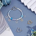 6Pcs 3 Style 304 Stainless Steel Spring Ring Clasps Ring Mixed Color ...