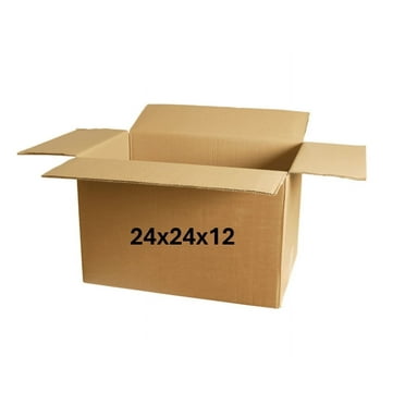 Supplyhut 25-Pack 12x4x4 Corrugated Cardboard Boxes, Brown, Shipping ...