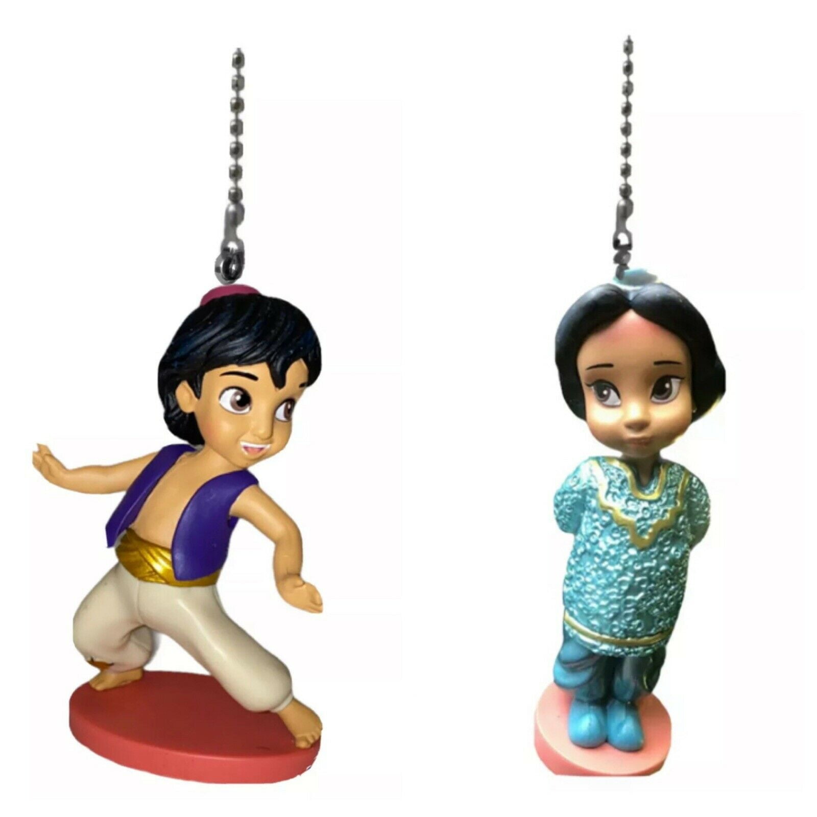 Princess Jasmine & Aladdin Toddler Baby Animator PVC Fan Lamp Light ...