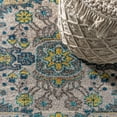 JONATHAN Y BMF102A-3 Bohemian FLAIR Boho Vintage Medallion Blue/Yellow ...