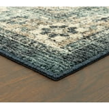 Mainstays Distressed Vintage Blue Persian Indoor Area Rug, 4' x 5'4 ...