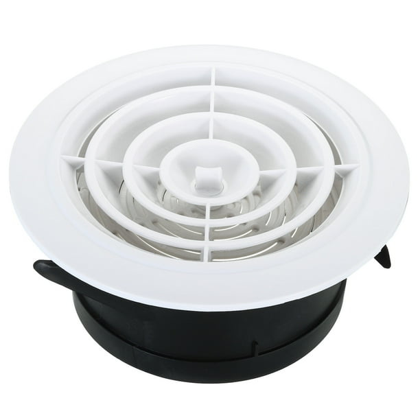 Uxcell 5 Inch Round Air Vent, Adjustable Ceiling Diffuser Grill Cover ...
