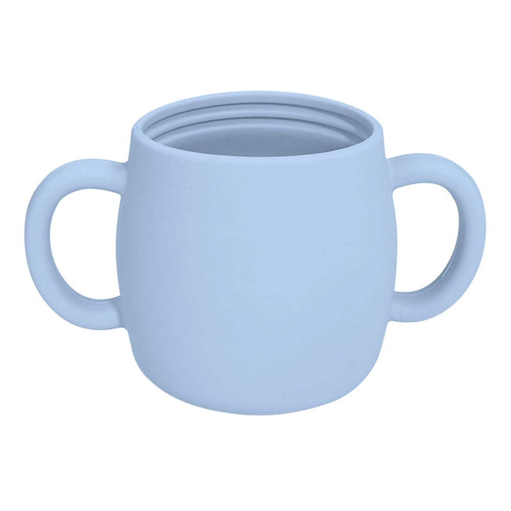 Silicone Preschool Cup - Baby Training Open Cup with Handle, suitable ...