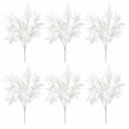 6 Pack Artificial Foliage Stems Colored Leaves Faux Plant Picks for ...