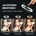 Atzeste 4K HD Webcam with Ring Light, 120° Wide Field, Autofocus, Dual ...