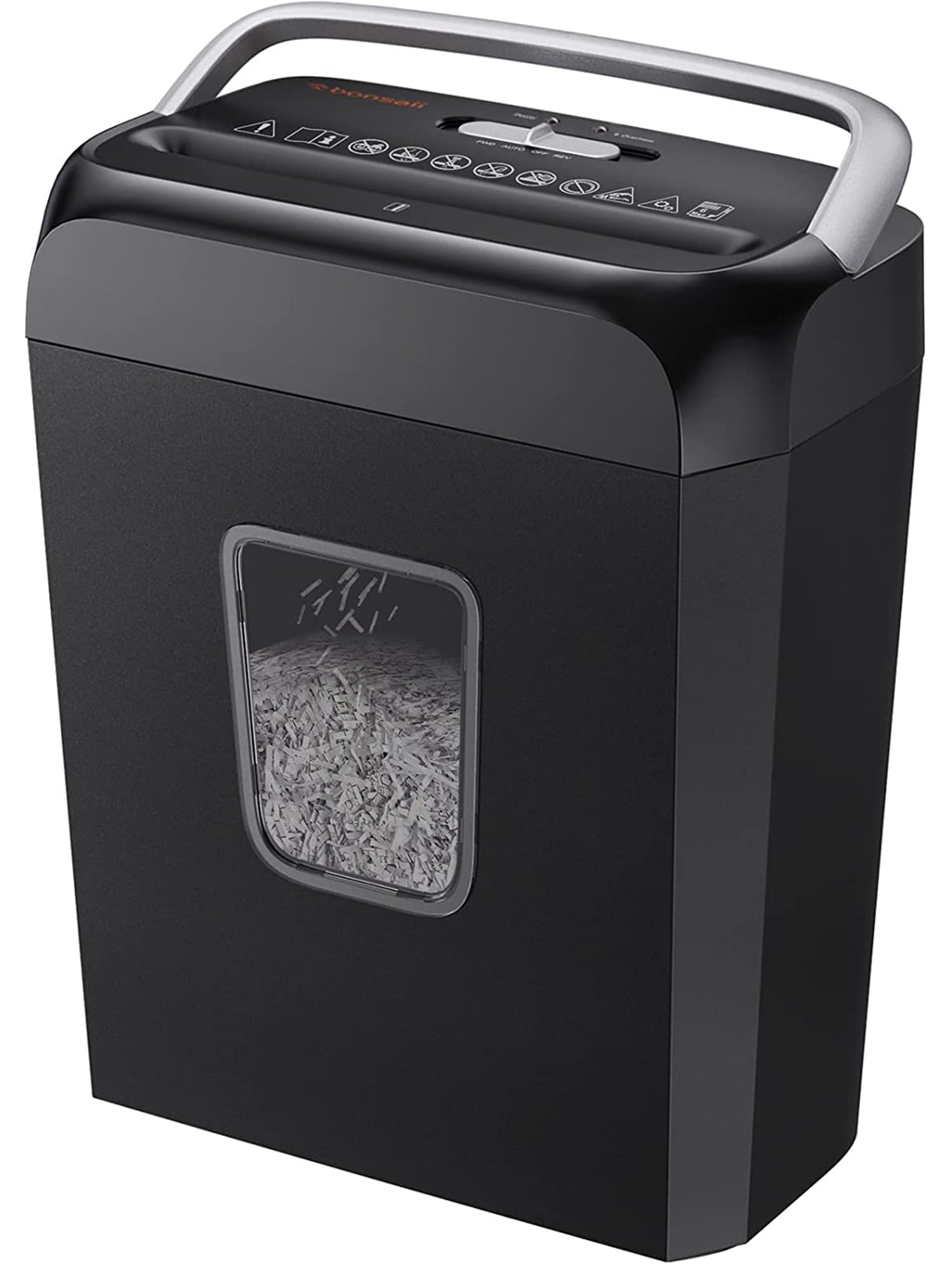 Bonsaii 6 Sheet Cross Cut Paper Shredder Home Office Use Shredder With bonsaii-6-sheet-cross-cut-paper-shredder-home-office-use-shredder-with