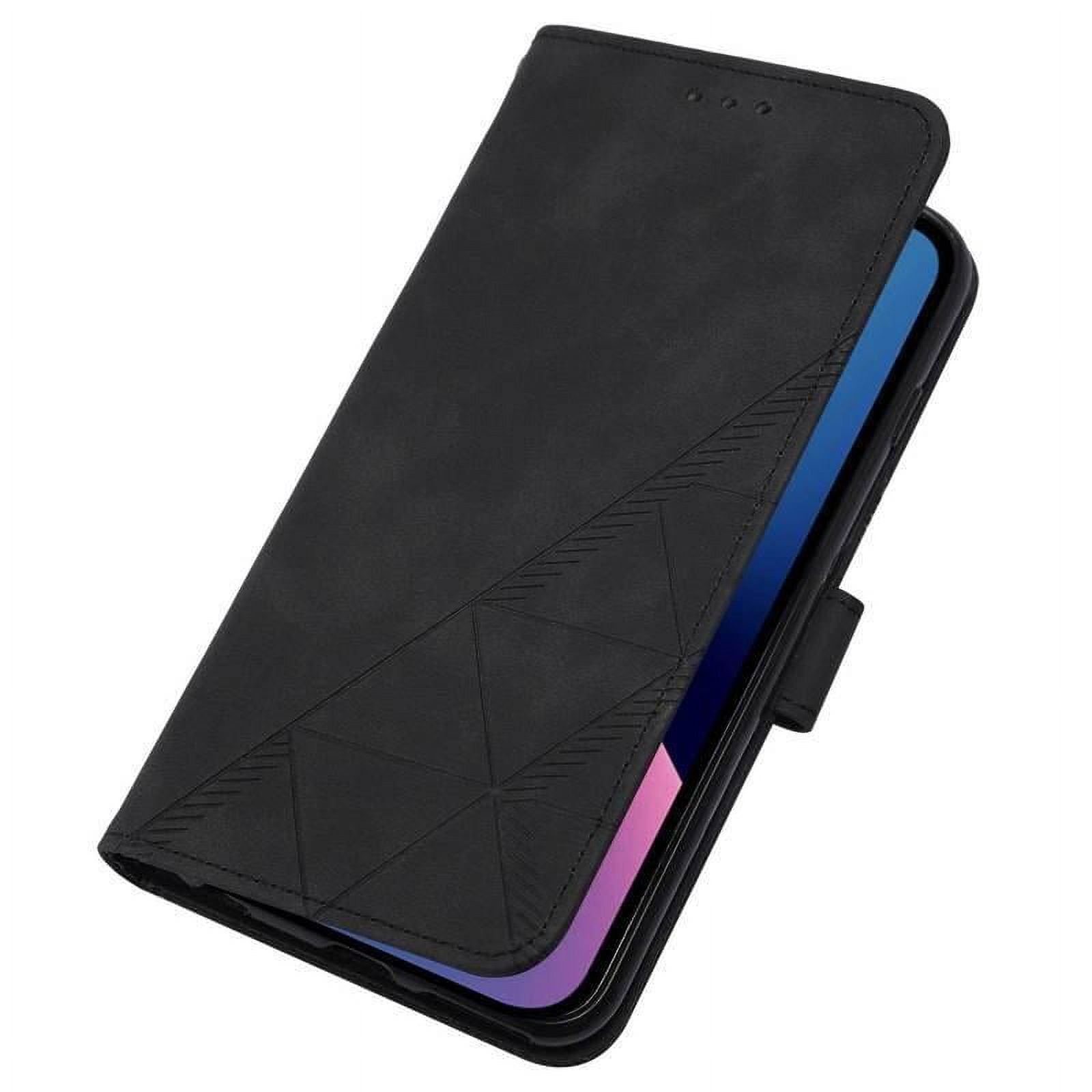 Click here for Pandaco Black Suede Wallet Case For Iphone 14 prices