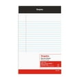 "TRU RED 5"" x 8"" White Notepad, Narrow Ruled, 50 Sheets/Pad, Bulk ...