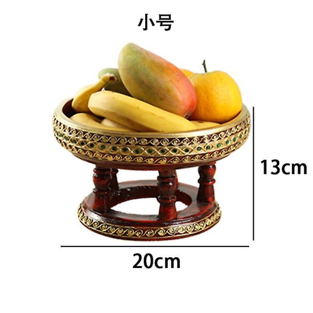 Solid Wood Fruit Tray Thailand For Big Buddha Temple Fruit Bowl Sitting ...