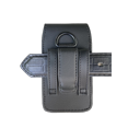Black leather case with belt loop clip compatible with Nokia 2780 ...