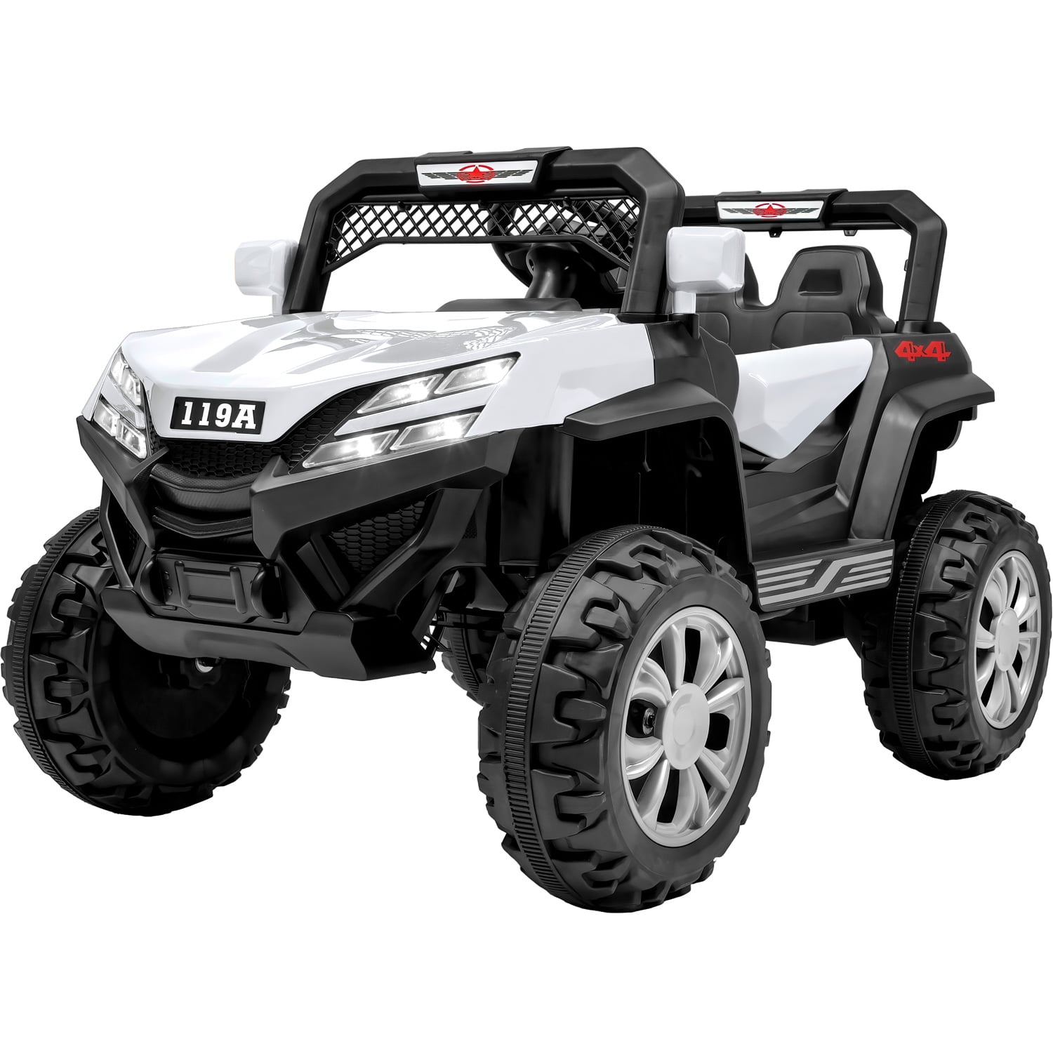 Carro Montable Electrico Little monkey Blanco Buggy Luces | Bodega ...