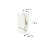 Command Adhesive Indoor Quartz Spring Clips, 4 Wall Clips - Walmart.com