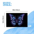 BaHomeck placemats Set of 4 Beautiful Butterfly With Wings In The ...