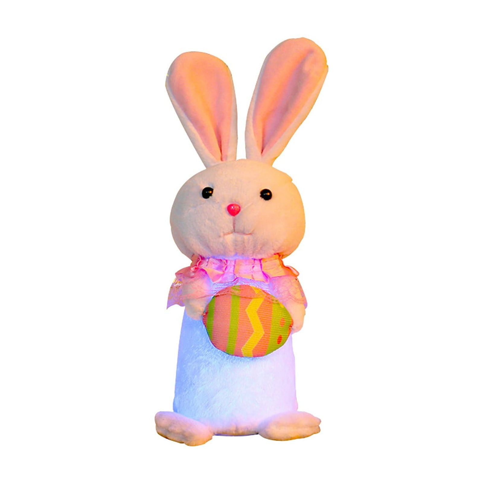 Stuffed Easter Bunny, Easter Bunny Decorations Glowing Bunny ...