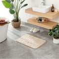 Cobblestone Embossed Bathroom Bath Mat, Non-Slip Mat with Pebble ...