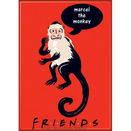 Friends The TV Series Marcel The Monkey Red Magnet 73526M | Walmart Canada