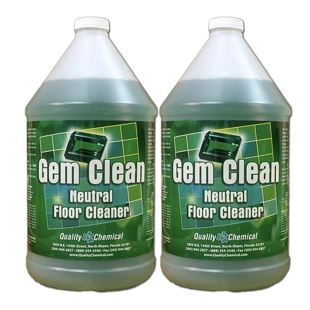 Gem Clean - a neutral floor cleaner concentrate - 2 gallon case ...