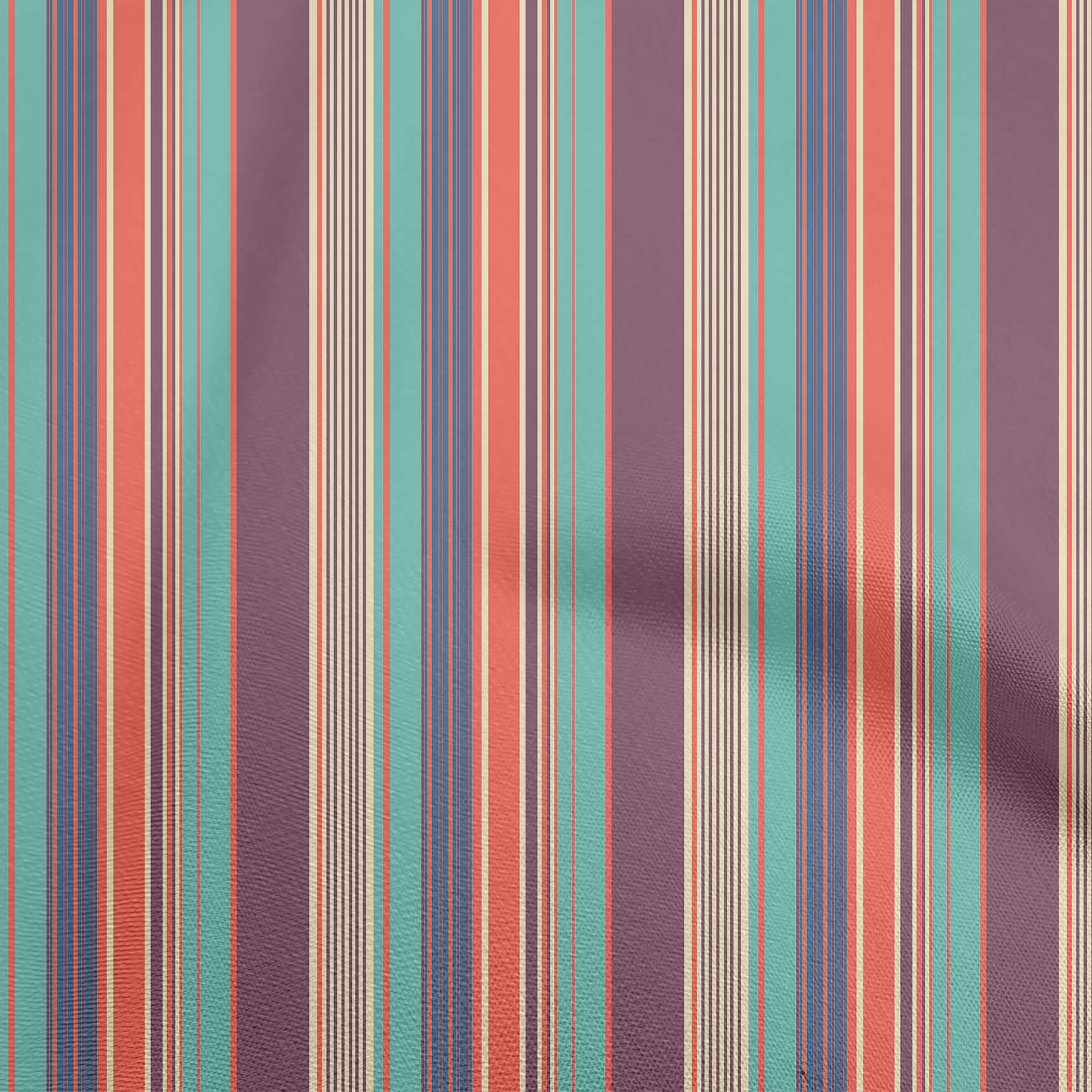 oneOone Viscose Chiffon Dark Magenta Fabric Stripes Sewing Craft ...