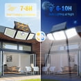 2500LM Motion Sensor Solar Outdoor Light, 270° Wide Angle IP65 ...