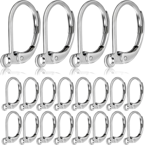 200pcs 200pcs 304 Stainless Steel Earring Hooks Ear Wire with ...