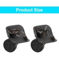 2Pcs Luggage Wheel Replacement, Suitcase Trolley Wheels DIY Repair ...