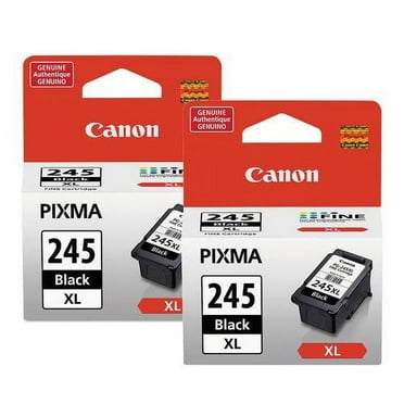Canon PG-245 XL High Yield Black Ink Cartridges, 2-Pack, 300 Pages ...