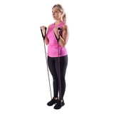 Athletic Works Resistance Tube Exercise Band, Medium Resistance, Purple ...
