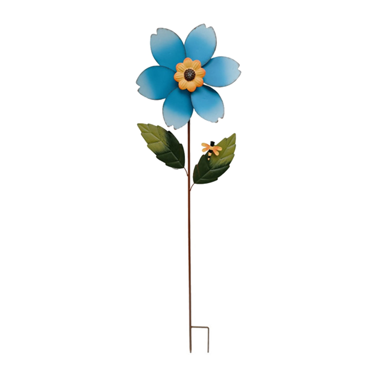Outdoor Garden Courtyard Iron Art Sunflower Rotary Windmill - Walmart.com