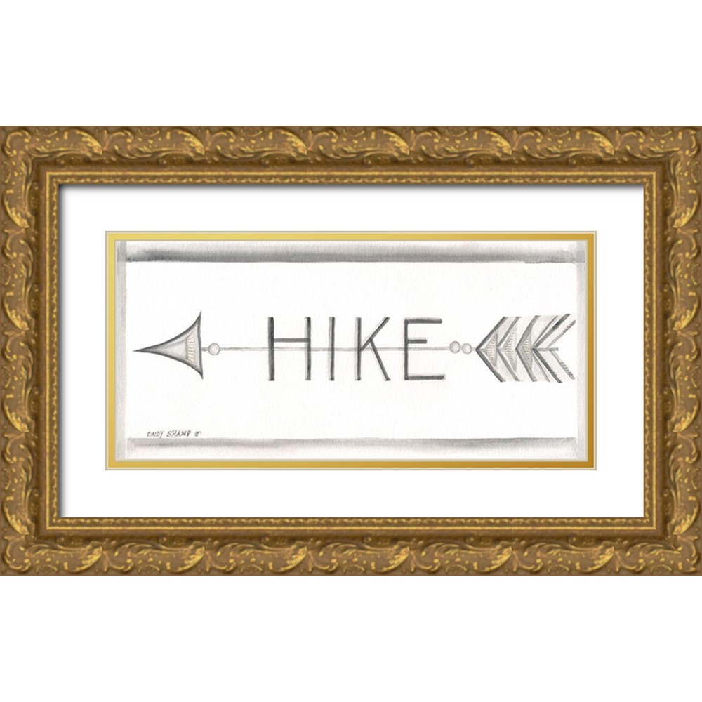 Shamp, Cindy 24x13 Gold Ornate Wood Framed with Double Matting Museum ...