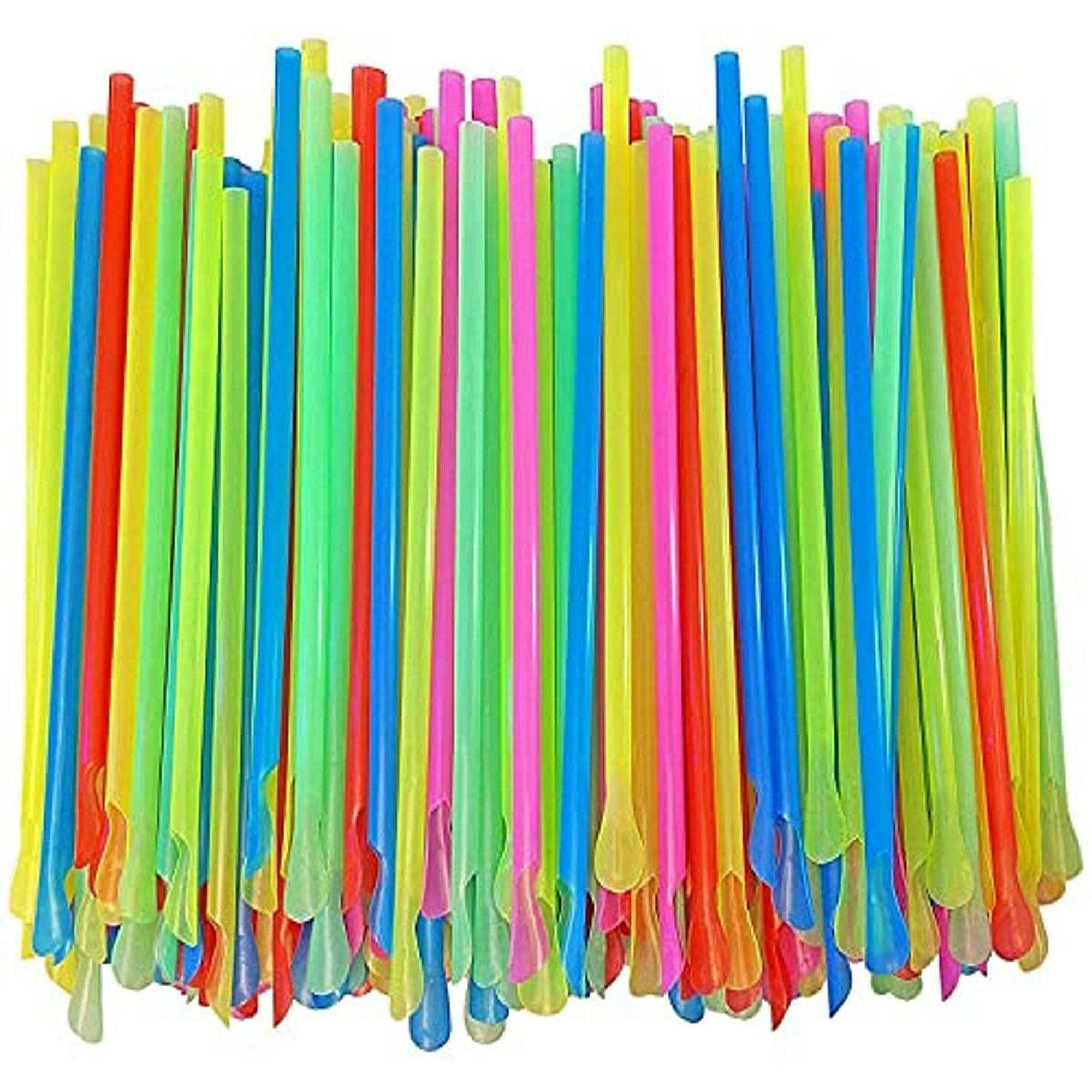 Click here for Woeilo 8 Unwrapped Snow Cone Spoon Straw Assorted... prices
