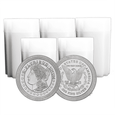 1 oz Silver Round - Buffalo Bullion Roll (Lot of 100) - Walmart.com