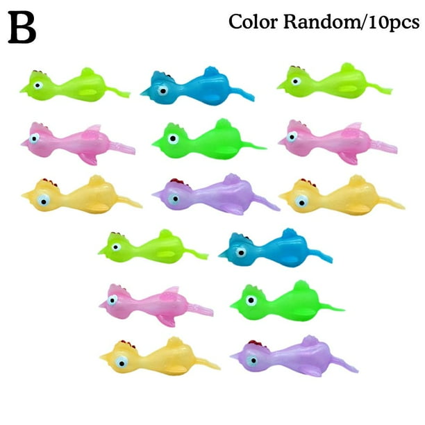 Flicking Chicken Sensory Fidget Toy Stretch Rubber Flicky Catapult G0F9 ...