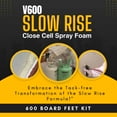 Vega Bond V600 Slow Rise Closed Cell Spray Foam Kit - 600 Board Feet ...