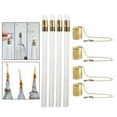 4Pcs Bottle Wicks Accessories Lighting Brass Caps Bottle Hardware for ...