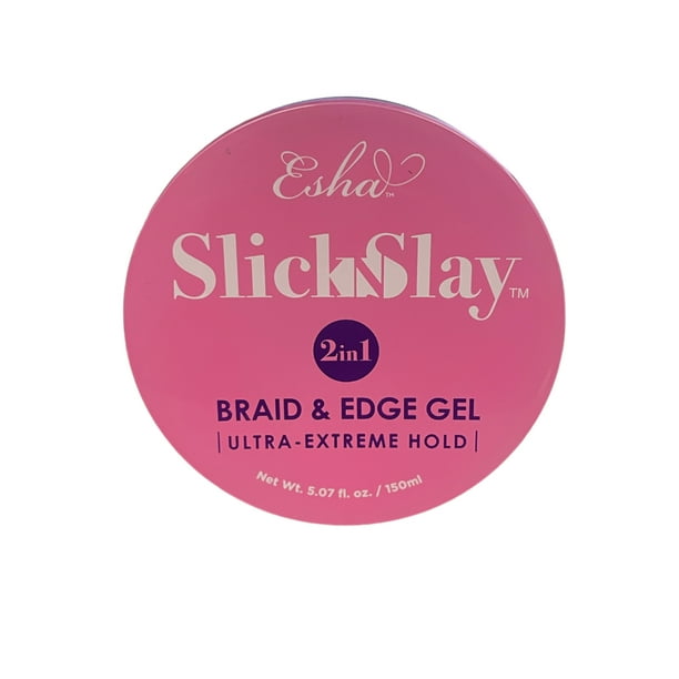 Esha Slick N Slay Braid & Edge Gel 2in1 Ultra- Extreme Hold Alcohol ...