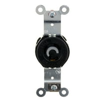 Hubbell Insulgrip Twist-Lock Generator Receptacle, 3 Pole 4 Wire, 30 ...