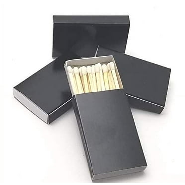 250 Plain White Cover Wooden Matches Box Matches with White Heads (5 ...