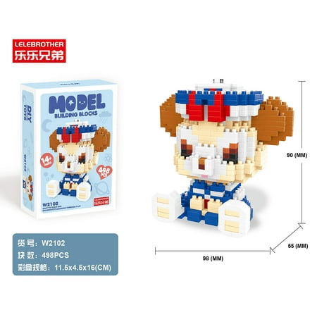 Mini Lego Building Block Education Toys Disney Characters Mickey And ...